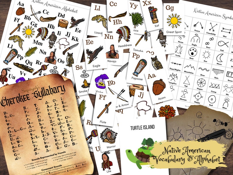 NATIVE AMERICA Educational Learning Study Digital Workbook Bundle ...