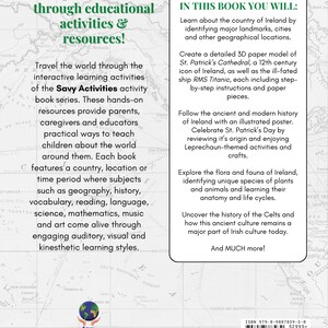 Ireland Activity Book: Hands-on Activities, Experiments and Crafts ...