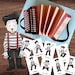 Montessori-inspired Mimic the Mime Matching Activity & Accordion Craft ...