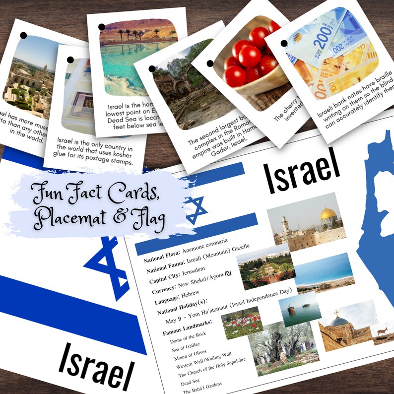Montessori Inspired ISRAEL Unit Study - Jewish Feasts, Activities ...