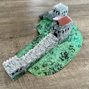 3D Paper Model GREAT WALL of China Diorama *realistic* W/assembly ...