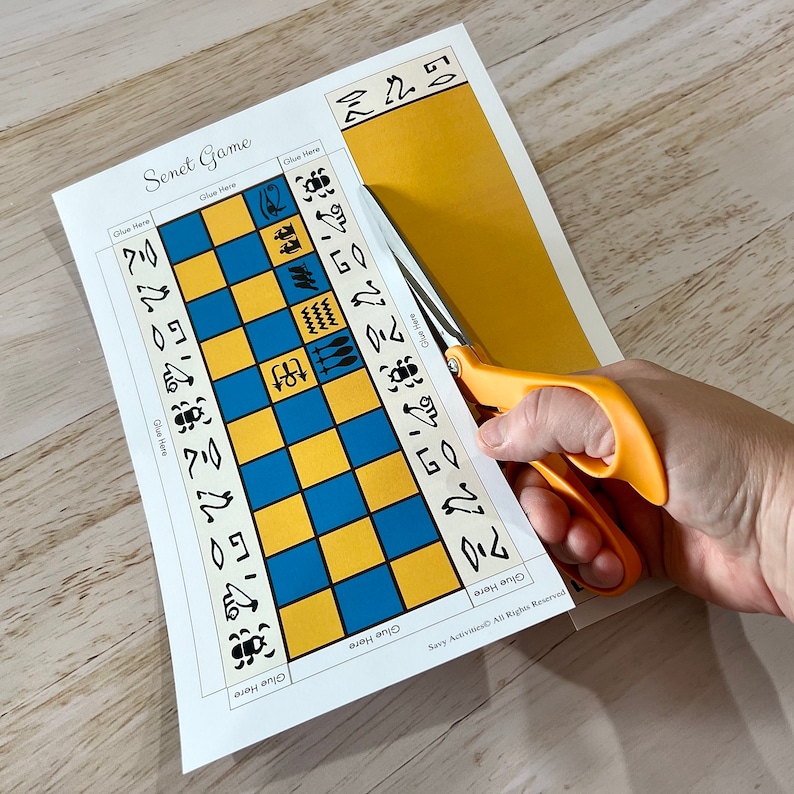 Ancient EGYPT Egyptian Board Game SENET Printable 3D Model W ...
