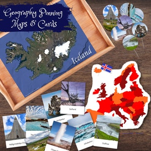 Montessori Inspired ICELAND Unit Study Digital Workbook Viking Arctic ...