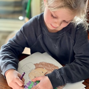 Coloring & Cutting Hair Activity - Promotes Scissor Skills *8 DESIGNS ...