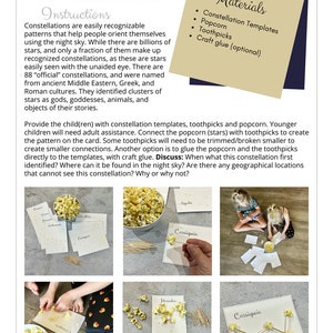 LIFE CYCLE of Stars, Star Science, Flashlight & Popcorn Constellations ...