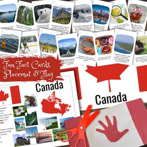 CANADA Canadian North America Continent Study | Activities, Crafts ...