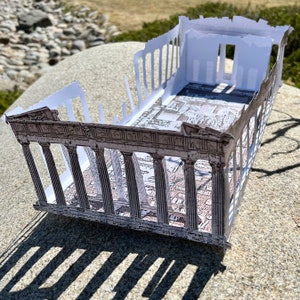 Greek PARTHENON 3D Model Greece Ancient Athens Acropolis Paper Diorama ...
