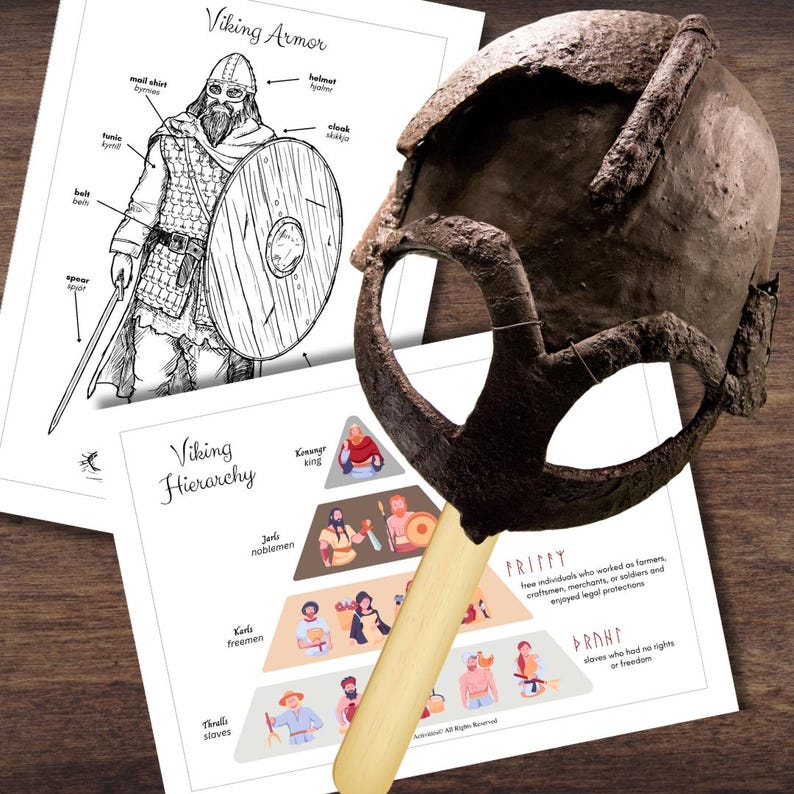 VIKING NORSE Civilizations Flipbook, Calendar, Armor, Hierarchy ...