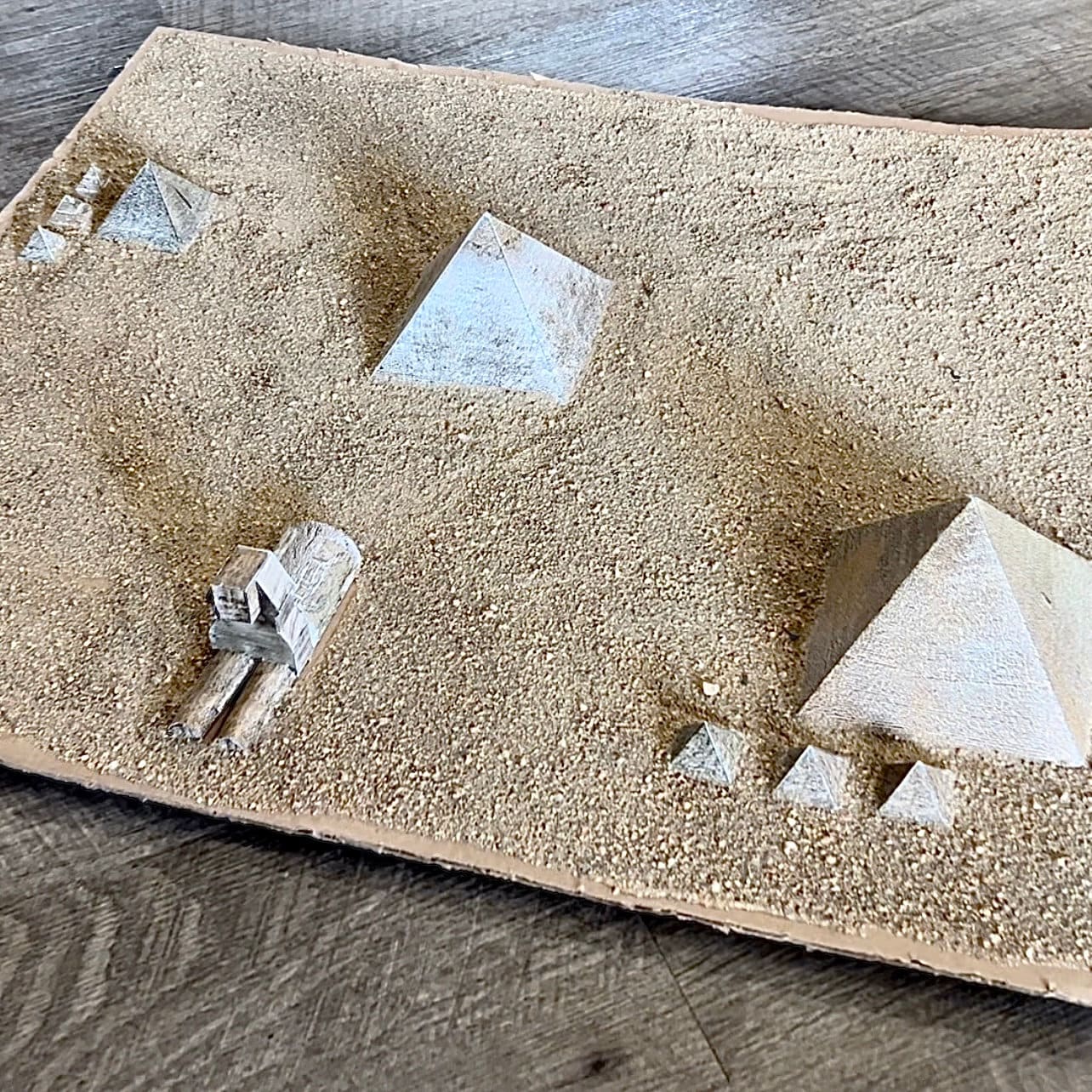 3D Model GIZA Great Pyramids Ancient Egypt Paper Diorama Model ...