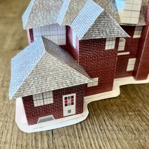 Mccallister "home Alone" Inspired 3D Paper House Model Diorama *digital ...