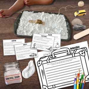 ANTARCTICA Activity Book: South Pole Continent Study Bundle ...