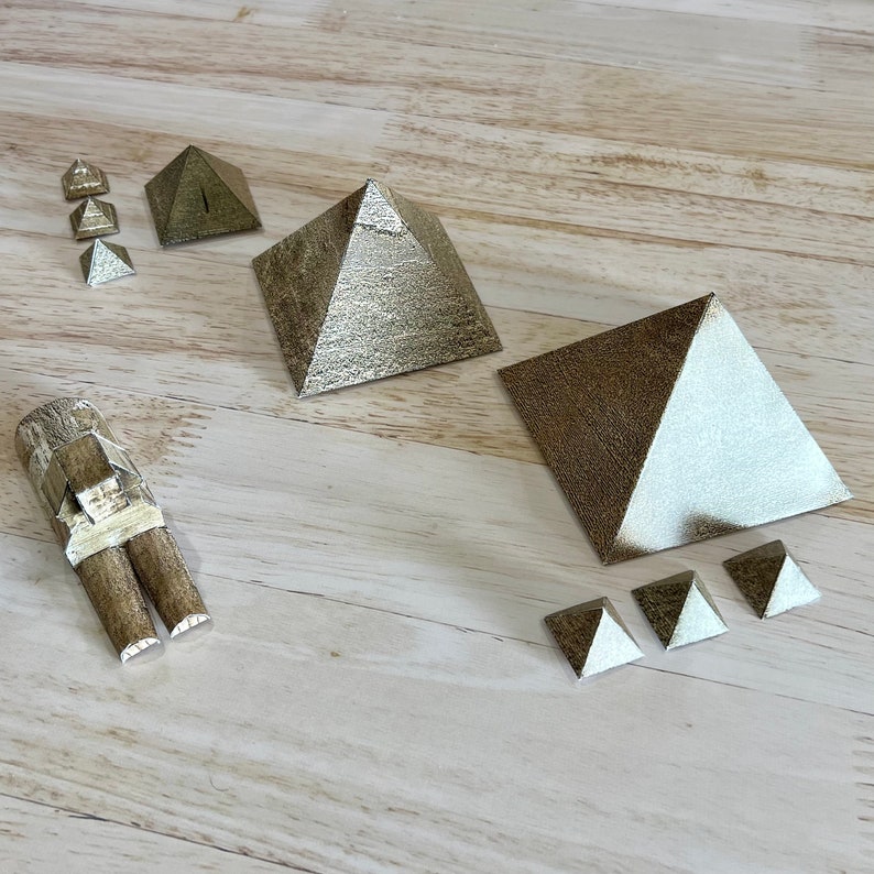 3D Model GIZA Great Pyramids Ancient Egypt Paper Diorama Model - Etsy UK