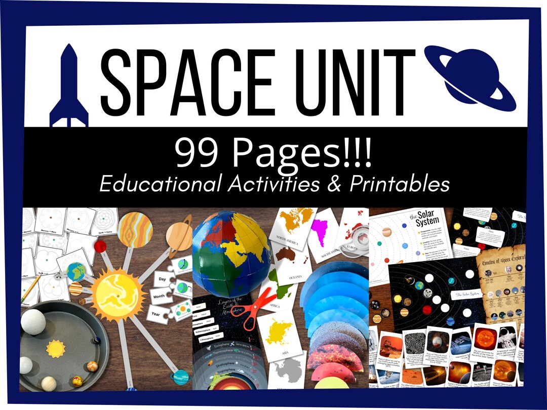 SPACE Educational Unit Bundle | Solar System | Stars | Galaxies ...