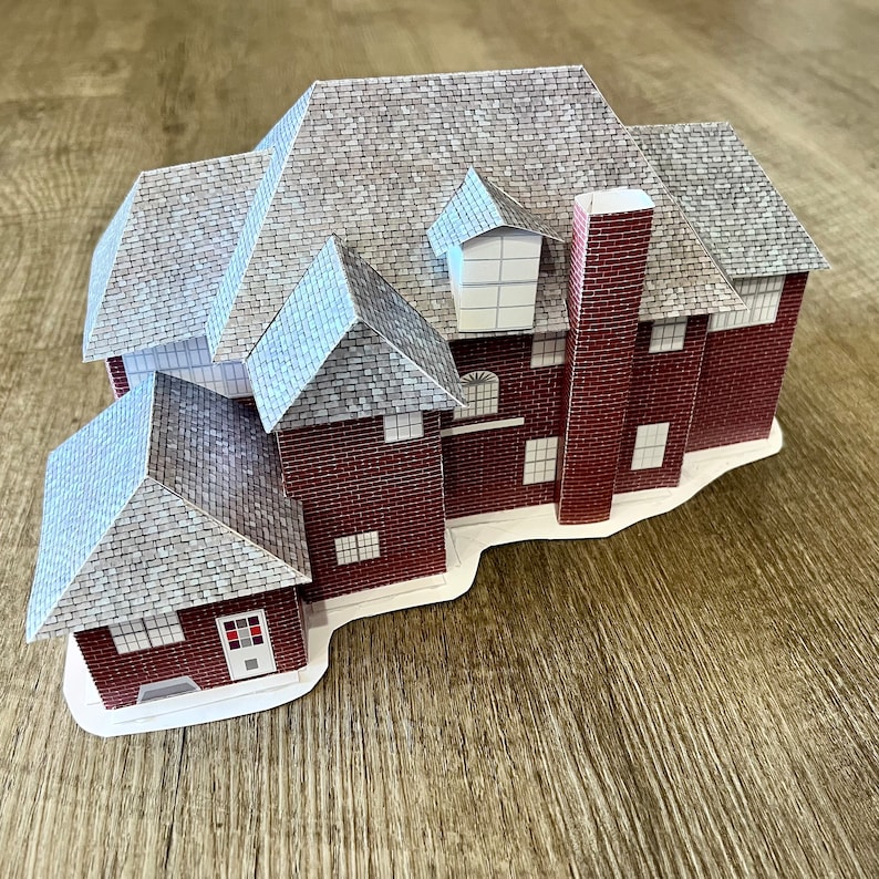 Mccallister "home Alone" Inspired 3D Paper House Model Diorama *digital ...