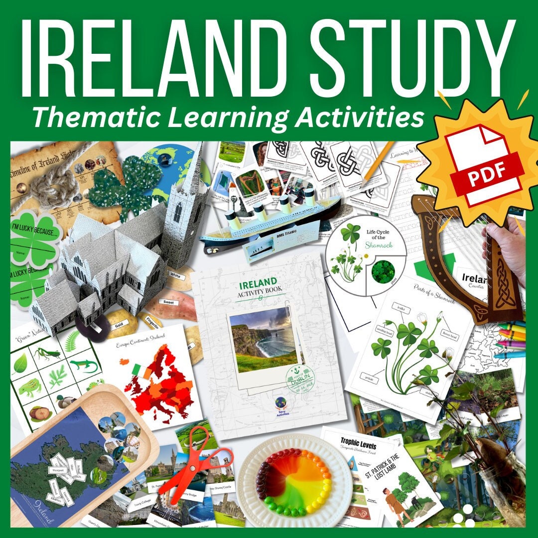 Ireland Activity Book: Hands-on Activities, Experiments and Crafts ...