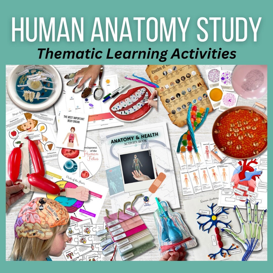 Human Anatomy & Health Activity Book: Hands-on Activities, Experiments ...