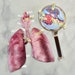 Anatomy HUMAN LUNG Respiratory System Full Color Anatomically Correct ...