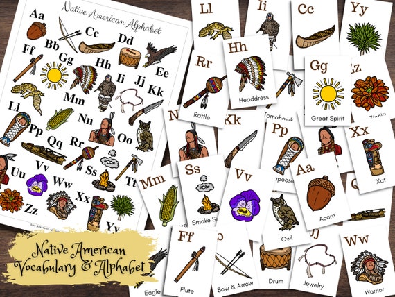 Native American Alphabet