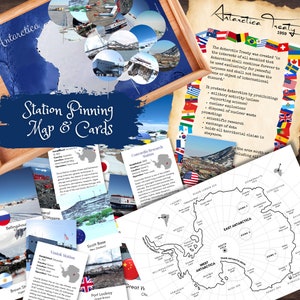 ANTARCTICA Activity Book: South Pole Continent Study Bundle ...