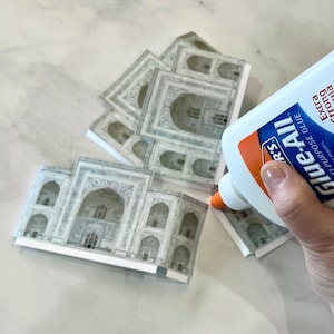 3D Paper Model INDIA Asia TAJ MAHAL Landmark Diorama *realistic* W ...