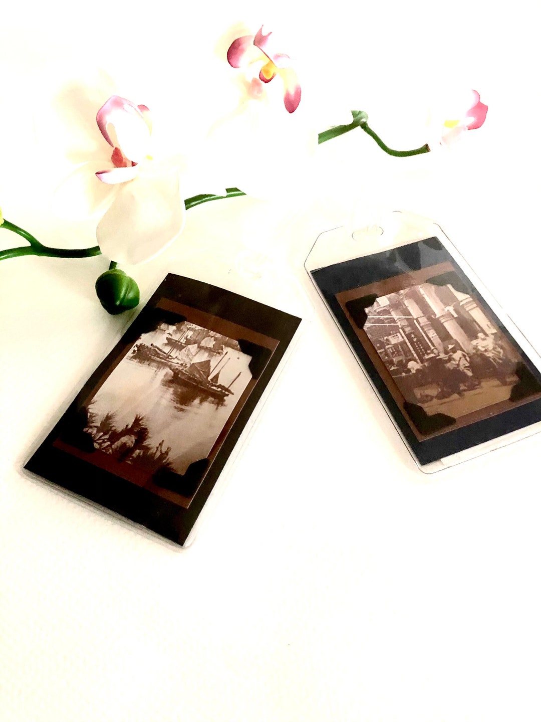 2 Luggage Labels:- Vintage Snapshot-in-time for Suitcases, Duffle Bags ...