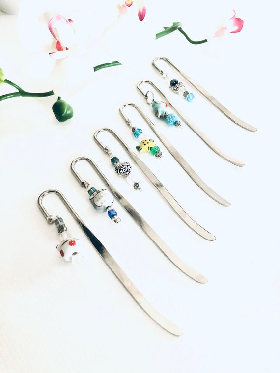 Shepherd Hook Bookmarks: Wedding Favor Bookmarks Book Lover | Etsy