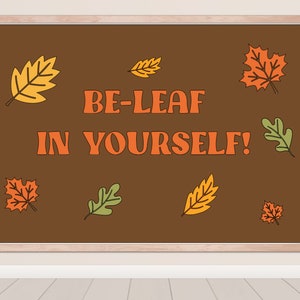 Be-leaf in Yourself Bulletin Board Kit - Etsy