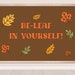Be-leaf in Yourself Bulletin Board Kit - Etsy