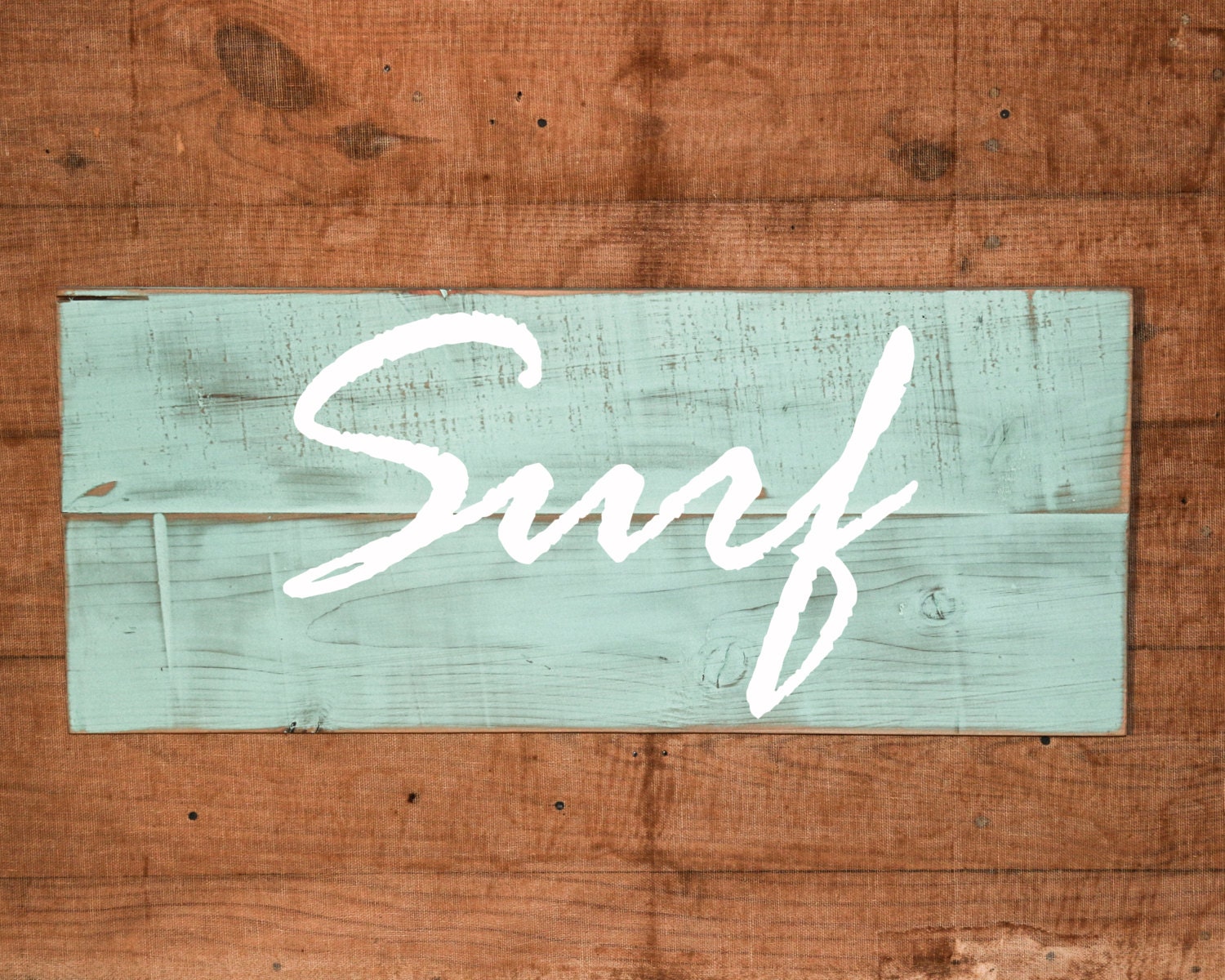 Surf Beach Sign Hand Painted Rustic Sign Custom Sign - Etsy
