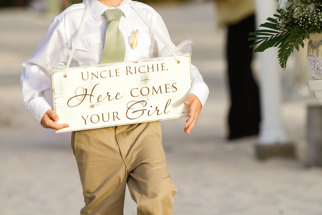 Wedding Sign, Uncle Here Comes Your Girl, Lived Happily, Wedding ...