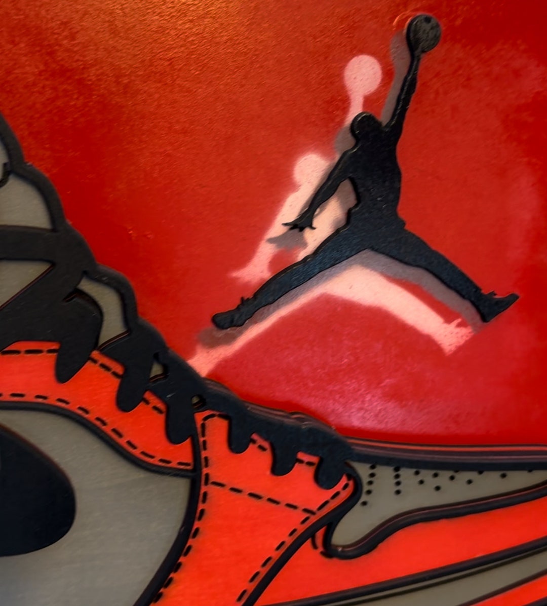 Air Jordan Wall Display - 3d - Custom Made - Michael Jordan - Wood - Etsy