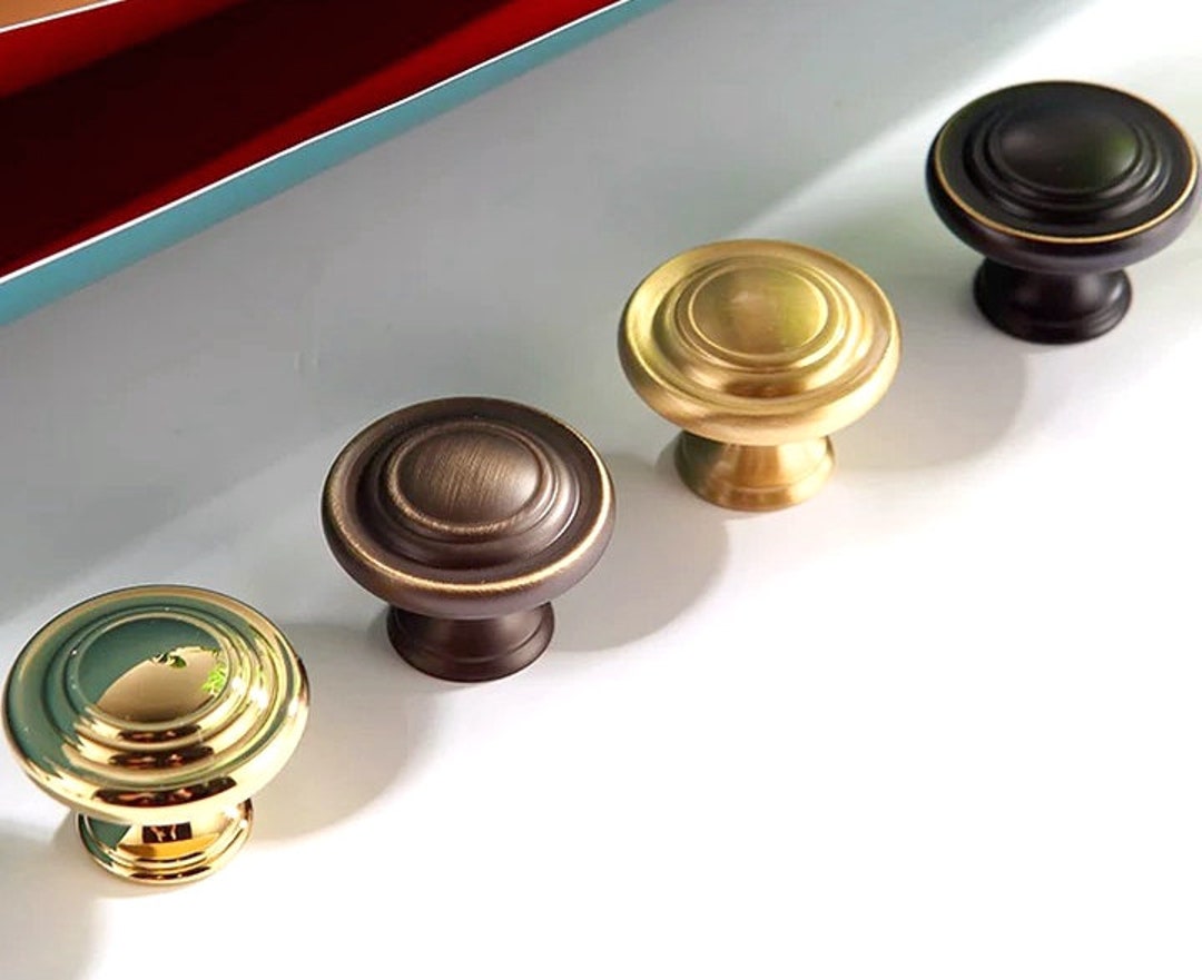 Brass Knobs Brass Drawer Pulls Brass Drawer Knob Cabinet Knob Pulls ...