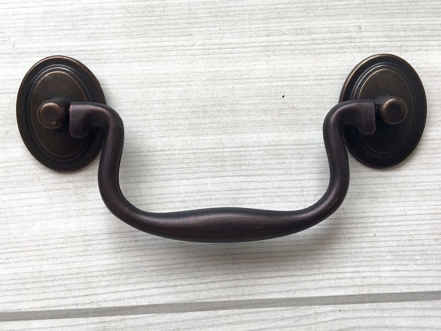 3.5 4 Vintage Style Bail Drawer Pulls Handle Dark - Etsy