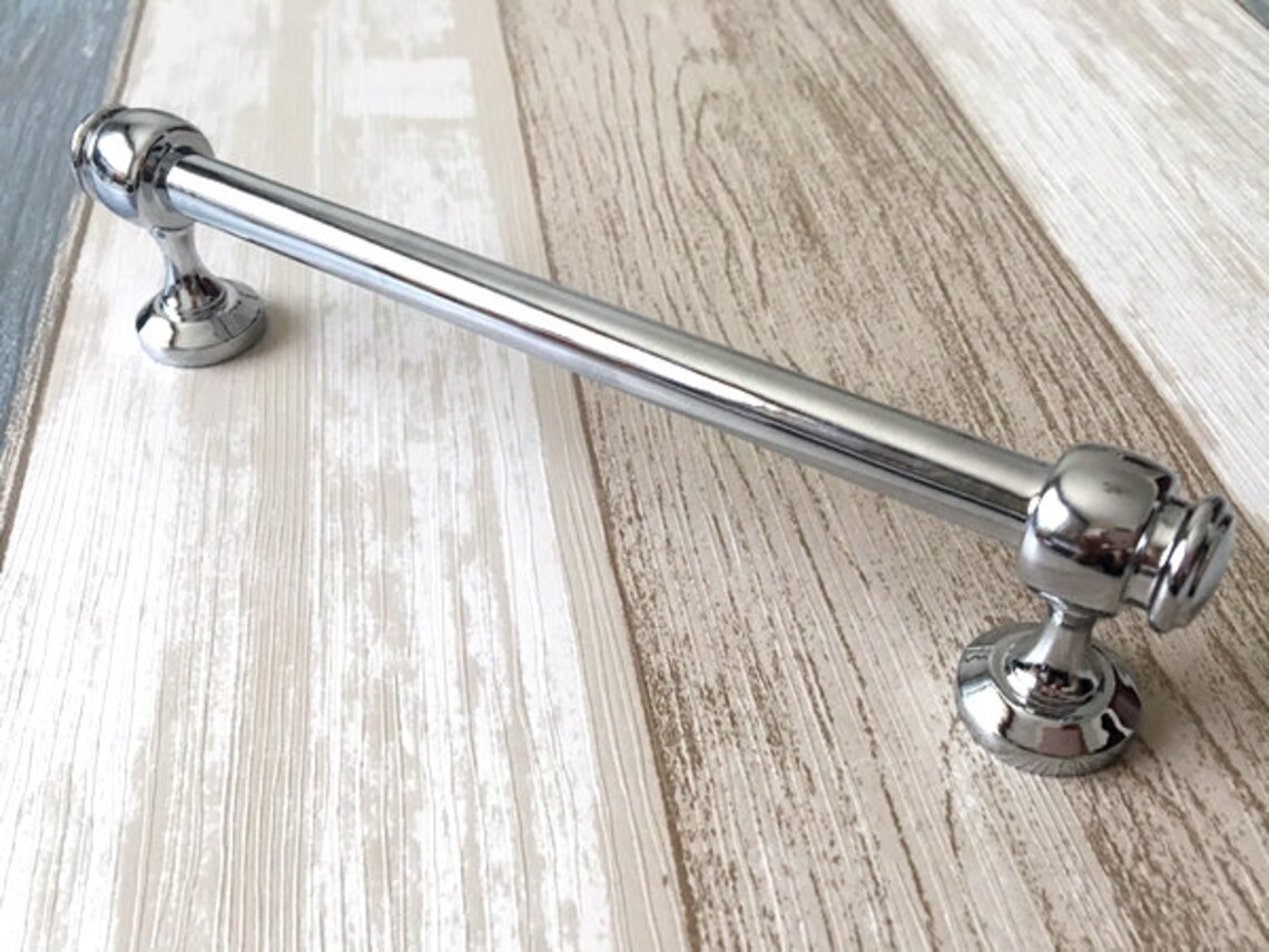 3.5 6 Silver Cabinet Handles Pulls Knobs Drawer | Etsy