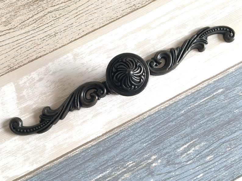 Vintage Look Knob Back Plate Drawer Pulls Backplate Rustic - Etsy