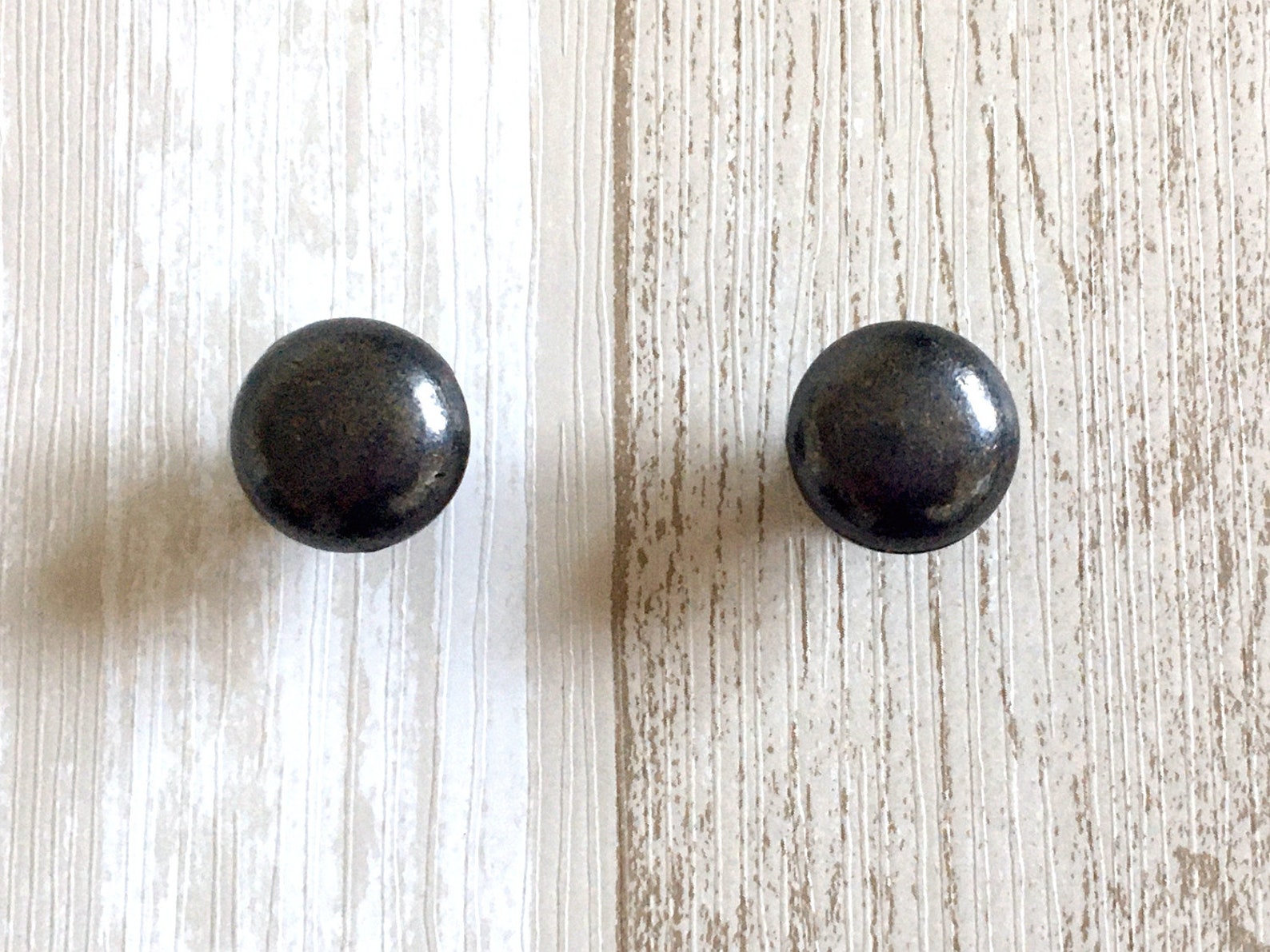 Vintage Look Tiny Knob Small Knobs Dark Antique Bronze Drawer - Etsy