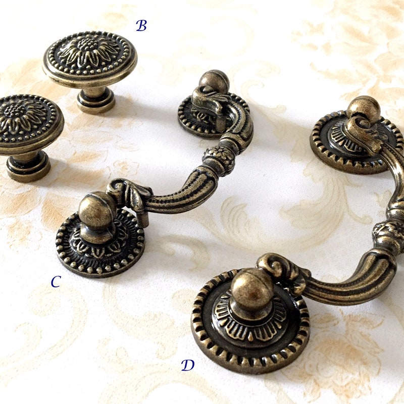 Antique Drawer Pulls - Etsy