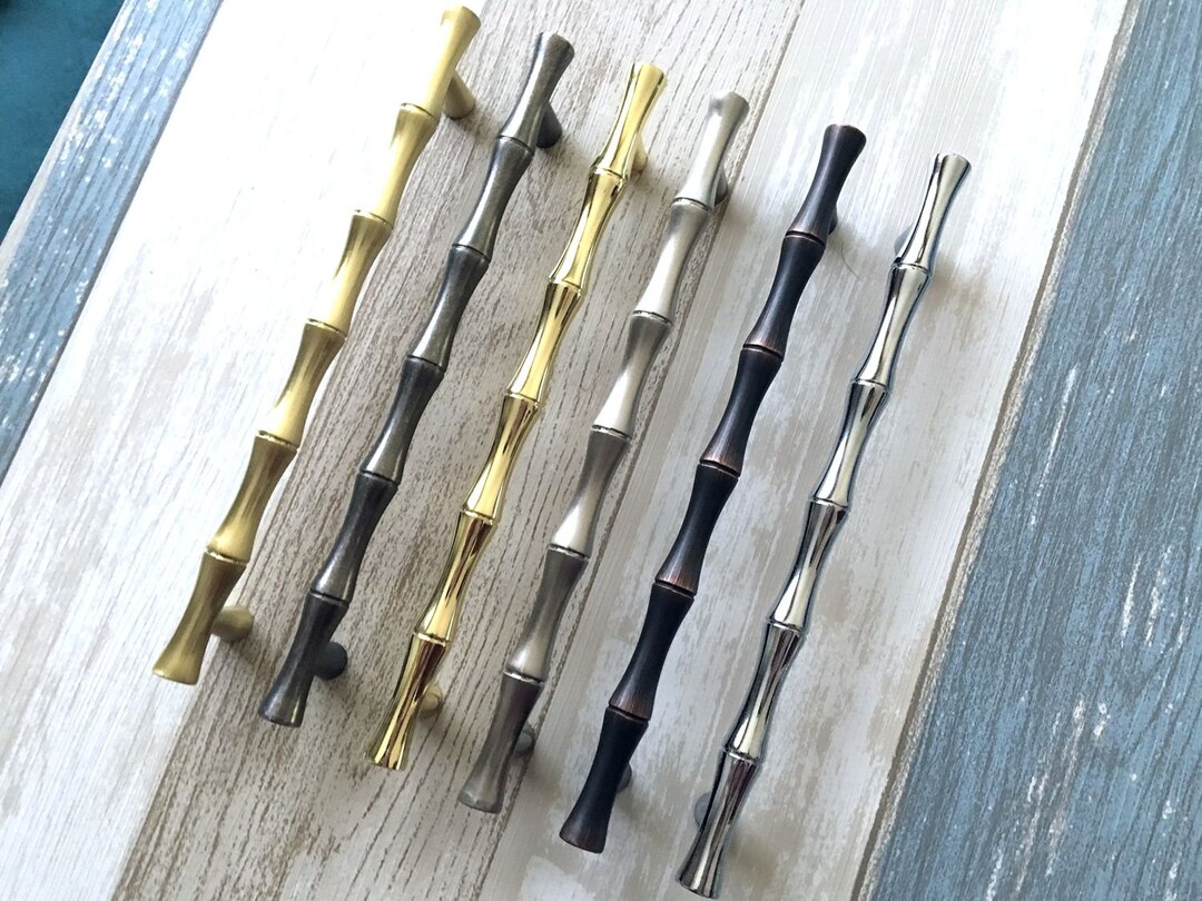 6.25 Bamboo Cabinet Handle Pull Drawer Pulls Handles - Etsy