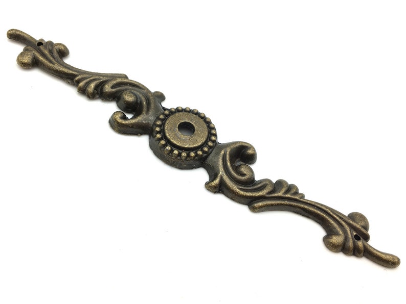 Vintage Look Drawer Pull Knob Back Plate Drawer Pulls | Etsy