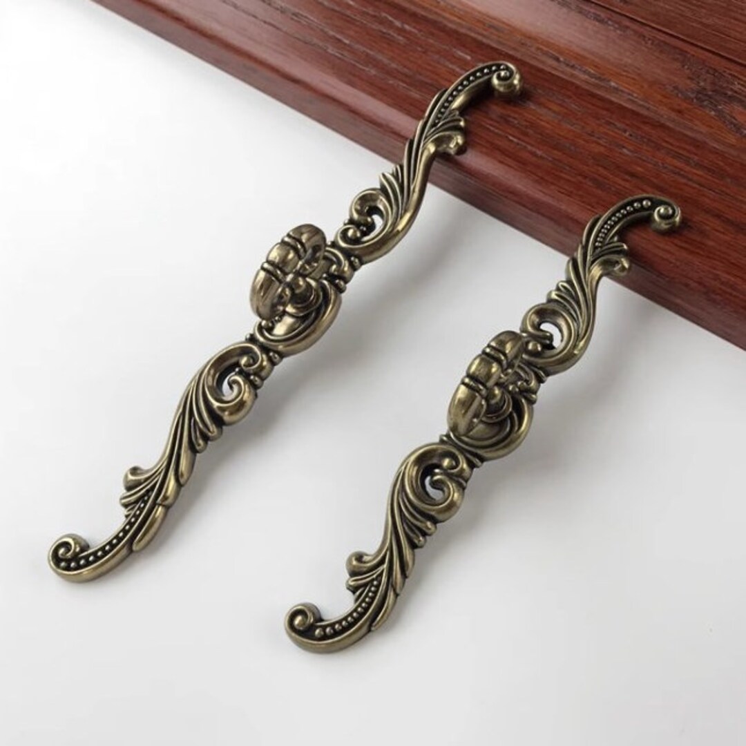 Vintage Style Knob Back Plate Drawer Pulls Ring Backplate Rustic ...