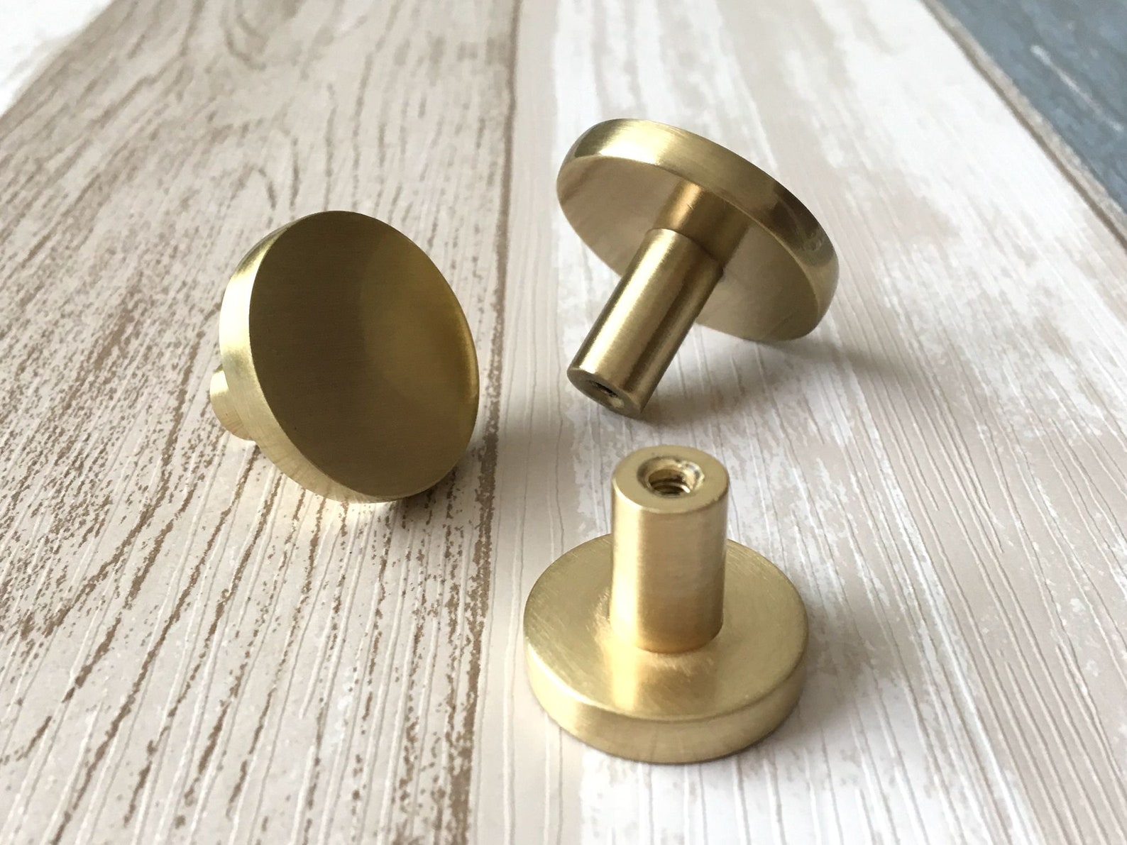 Circle Knob Gold Knobs Matte Black Drawer Pulls Oil Rubbed - Etsy