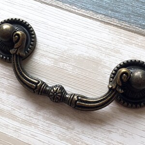 3" Vintage Style Bail Drawer Pull Handle Dresser Pulls Antique Bronze ...