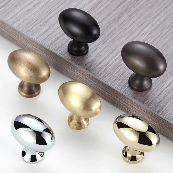 Brass Egg Door Knobs - Etsy