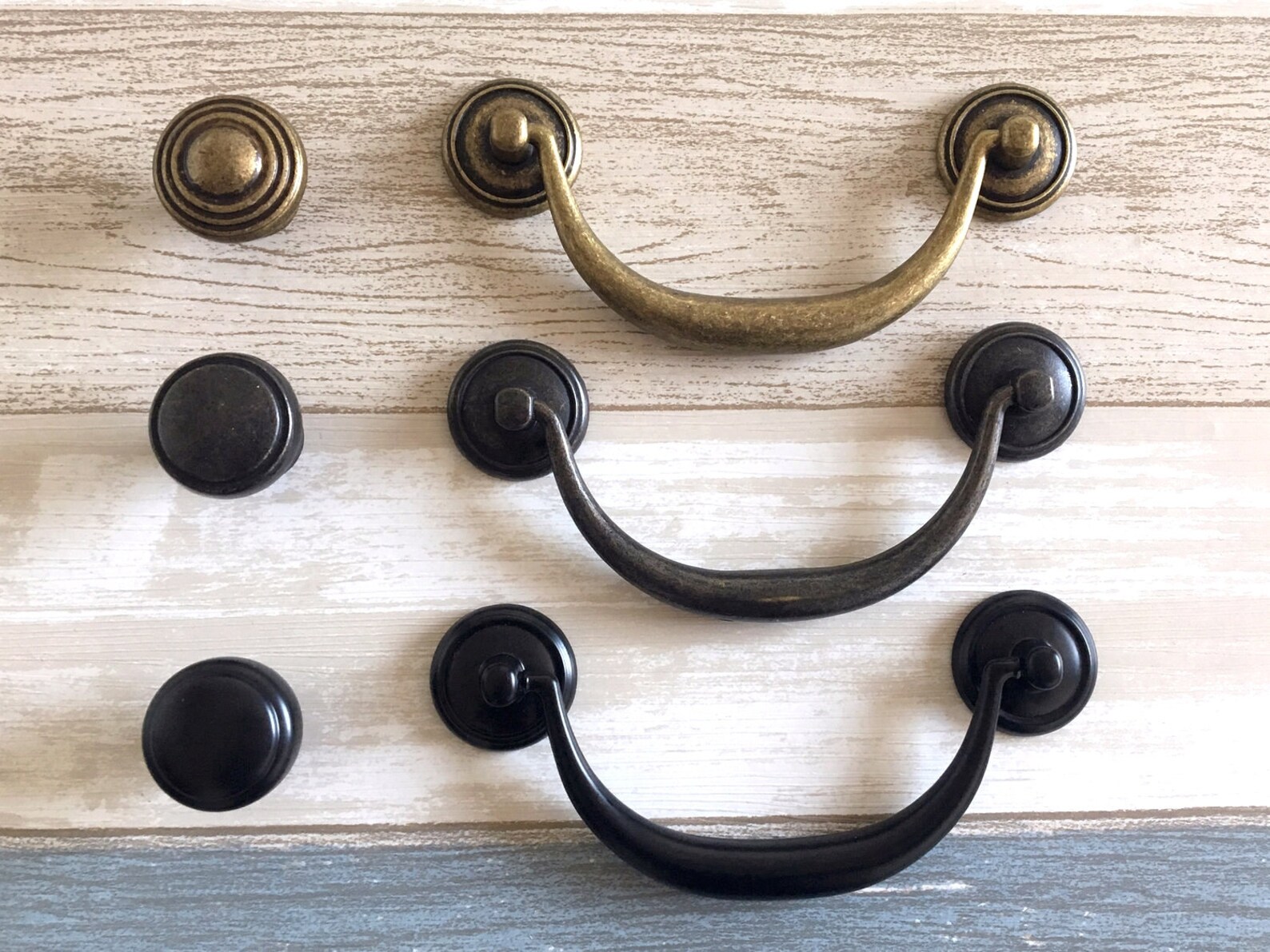 4.25 4.5 Vintage Style Bail Drawer Pulls Handle | Etsy