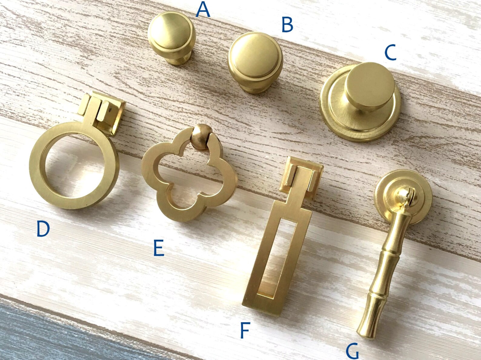Brass Knob Brass Drawer Knobs Pull Brass Cabinet Knob Bamboo - Etsy