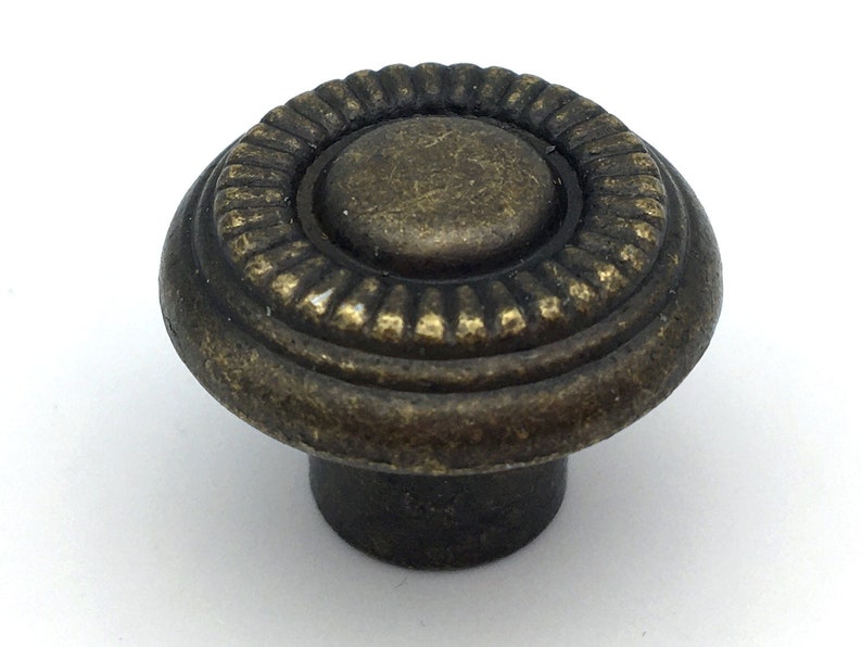 Vintage Look Drawer Pull Knob Back Plate Drawer Pulls | Etsy