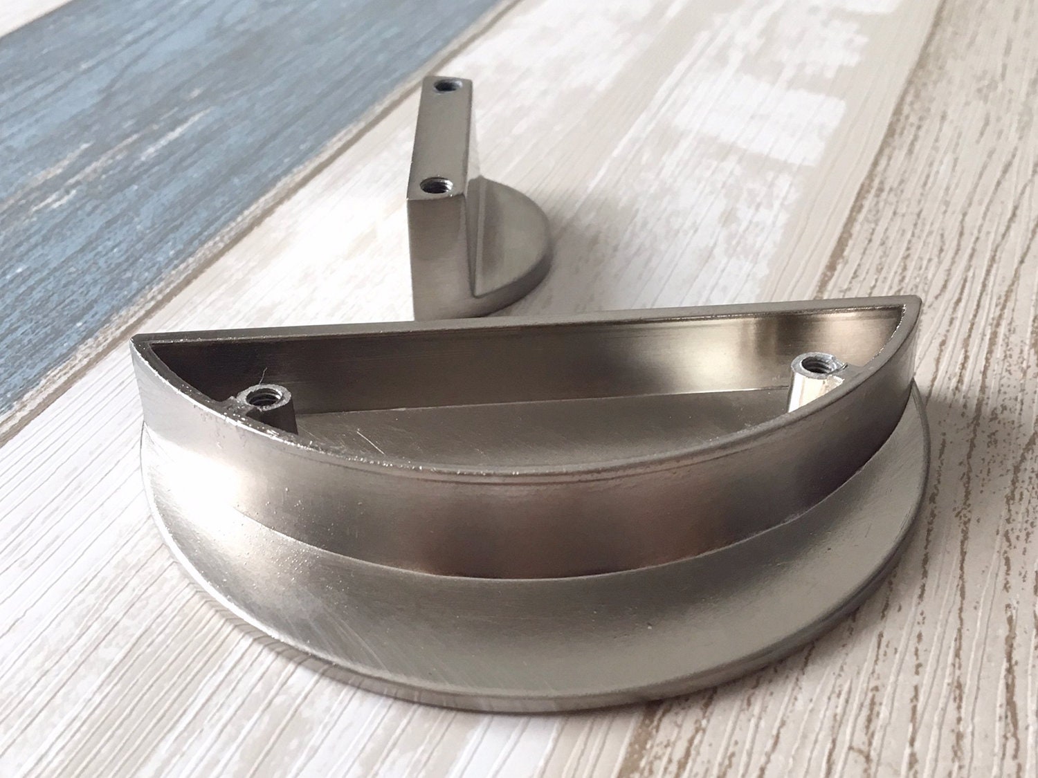 1.25 2.5 C-C Half Circle Pulls Brushed Nickel | Etsy