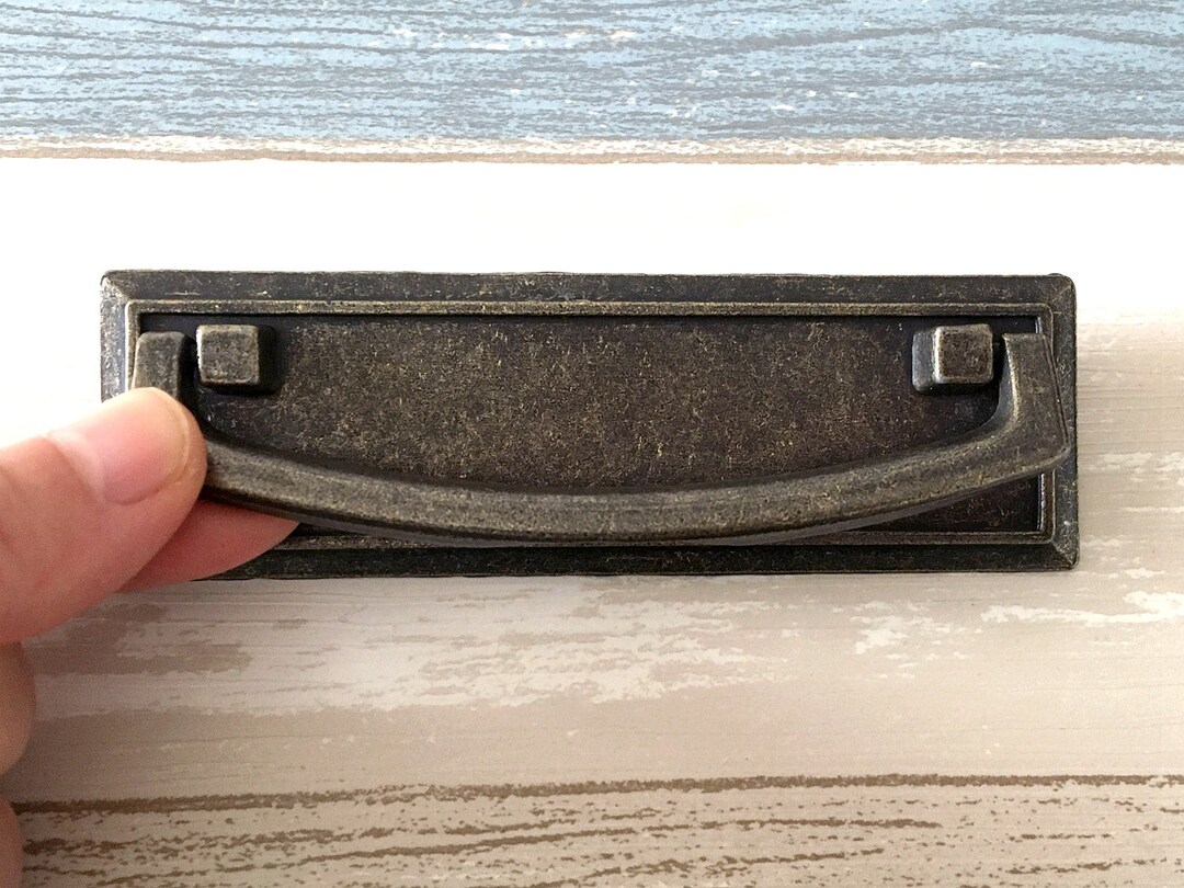 3" Vintage Style Bail Drawer Pulls Handle Dresser Knob Antique Bronze ...