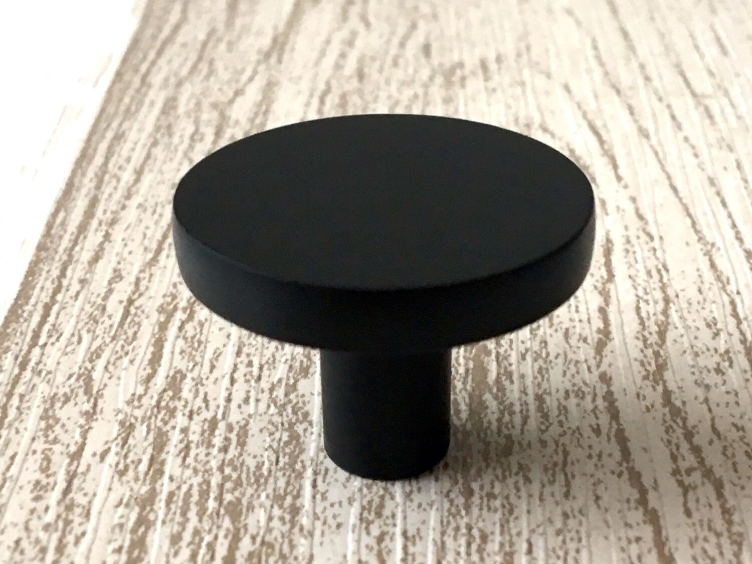 Circle Knob Matte Black Knobs Drawer Pulls Drawer Knob Cabinet - Etsy