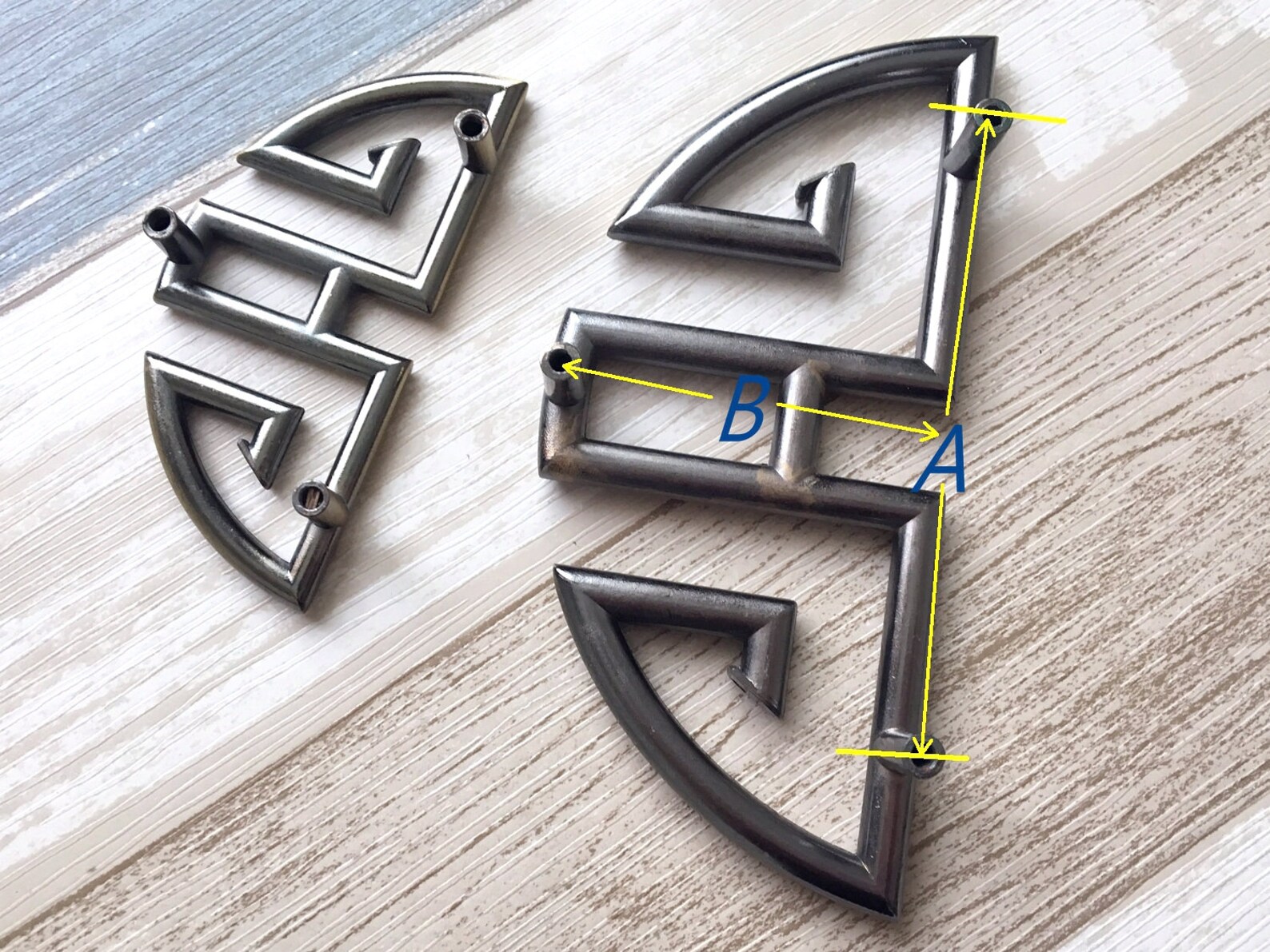 Vintage Style Half Circle Cabinet Door Handles Antique Bronze - Etsy